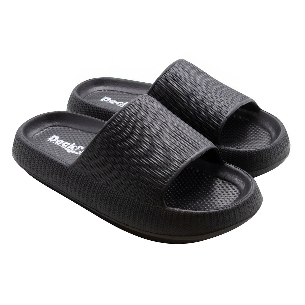 Deck paws slides Navy & black available – Serena’s Ladies Wear
