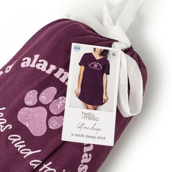 HELLO MELLO HMSS5 SLEEP SHIRT- 6 COLOURS – Serena’s Ladies Wear